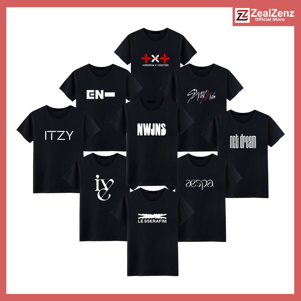 TXT T-Shirt Kpop Premium Quality Cotton Tshirt Enhypen T-Shirt Aespa ...