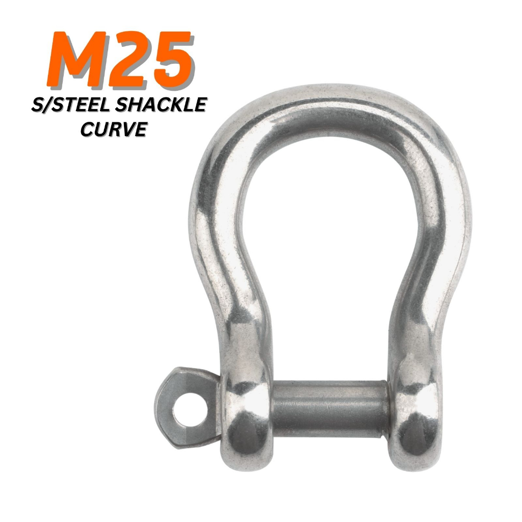 M16 M18 M20 Stainless Steel 304 U shaped Shackle Hook Screw Pin Bow ...