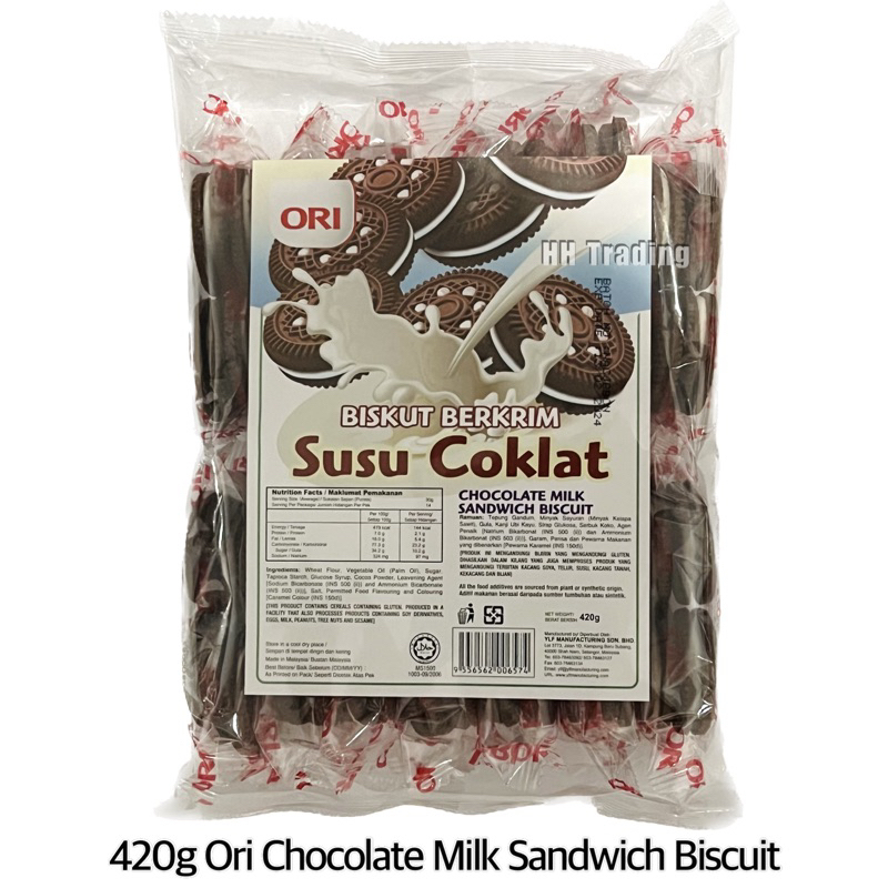 420g ORI SANDWICH BISCUIT / BISKUT (CHOCOLATE / VAINILLA / STRAWBERRY ...