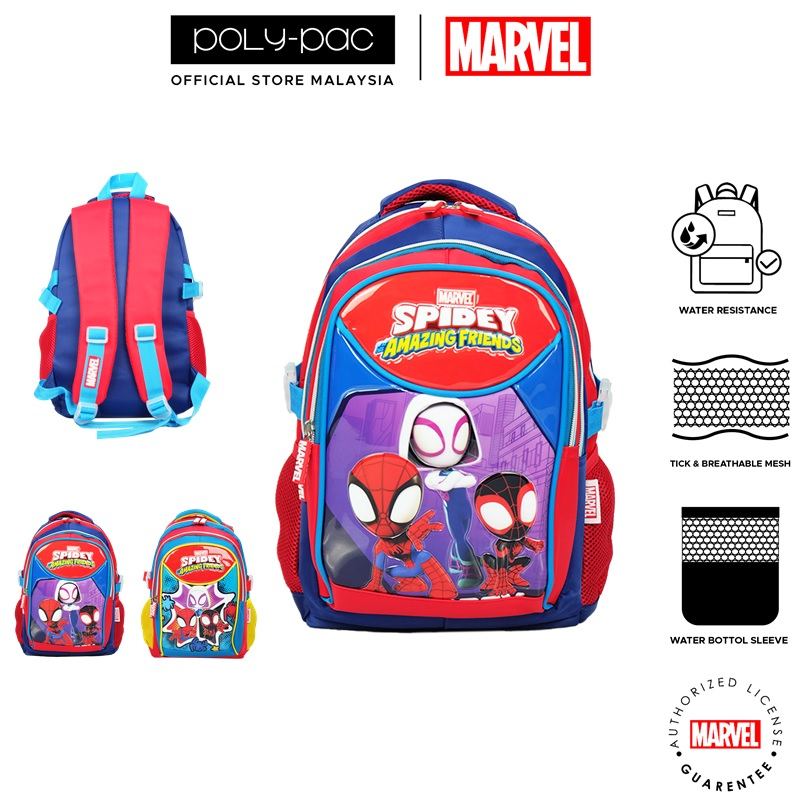 Marvel By Poly Pac 14" Kawaii Spidey & Amazing Friends Kindy Backpack ...