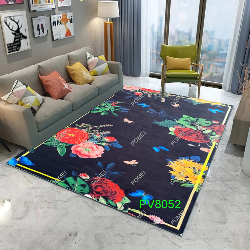 XXXXL 200cm x 300cm 3D Karpet Gulung Heritage Crystal Velvet Carpet Rug ...