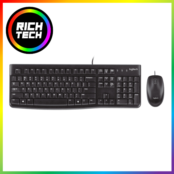 LOGITECH DESKTOP MK120 USB KEYBOARD AND MOUSE | Shopee Malaysia