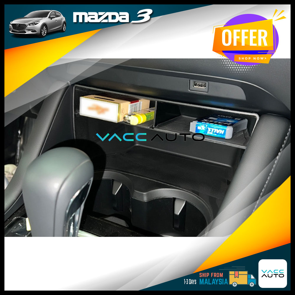 Mazda 3 2019 - 2024 Central Control Storage Box Partition Car Storage ...