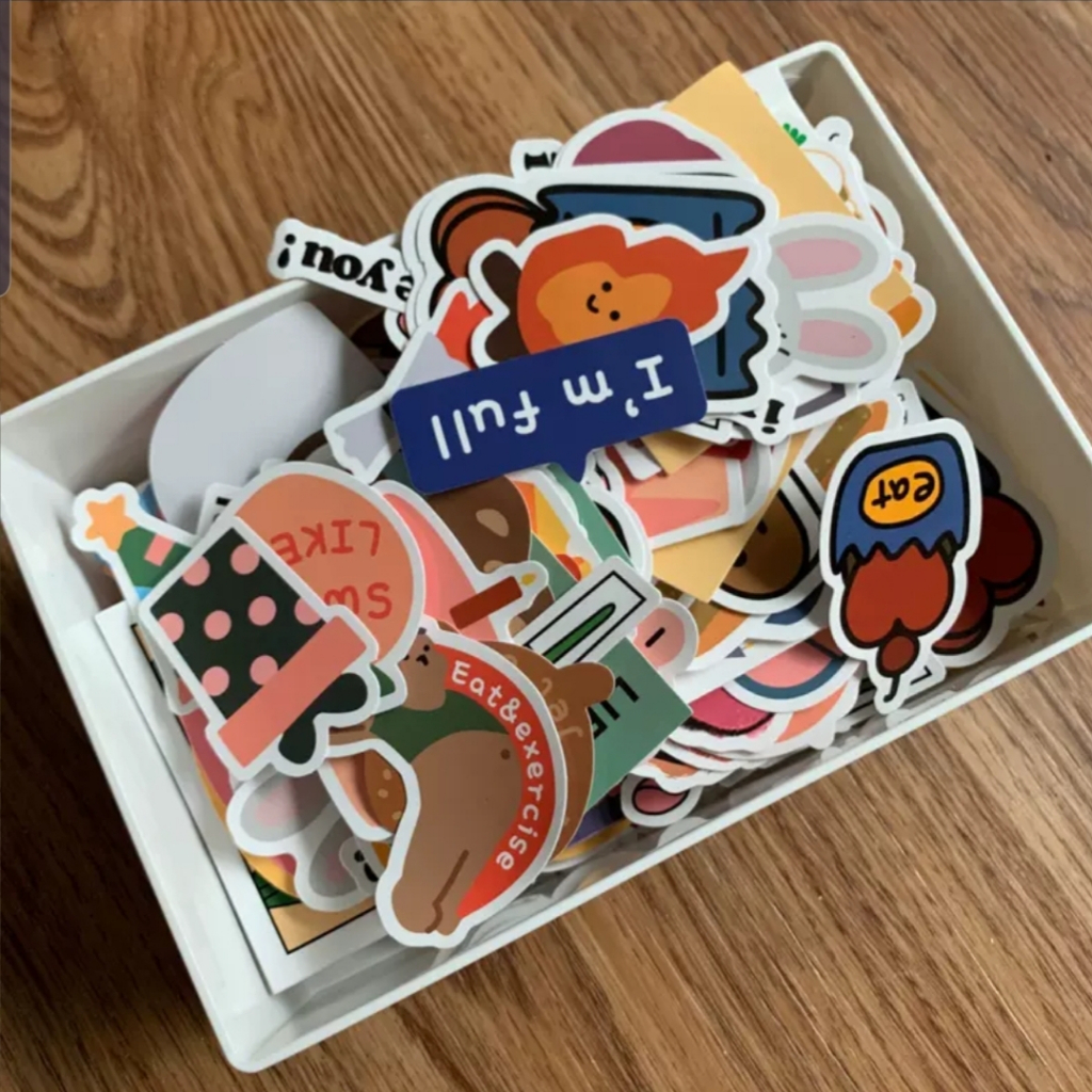 Korea Cute Journal Decorate Birthday Sticker Daily Lifestyle Travel ...