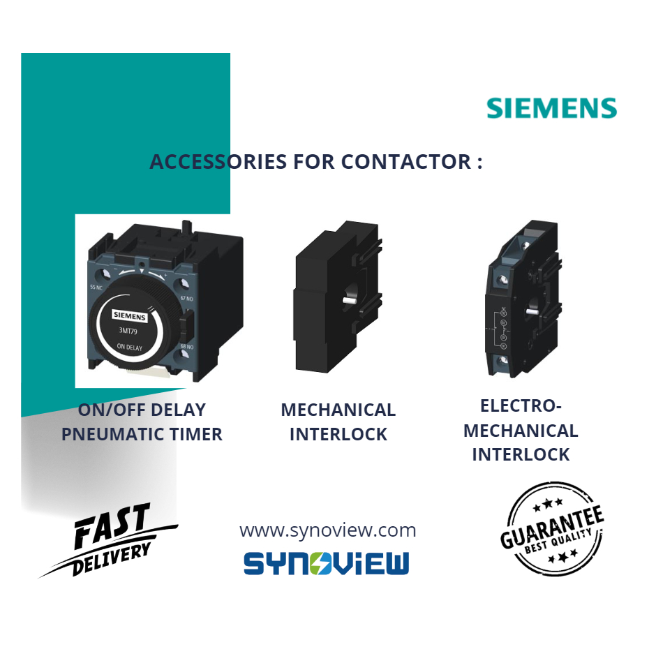 Siemens Accessories for contactors (On/Off Delay Pneumatic Timer ...