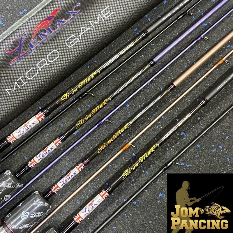 【Jom Pancing】🔥2023 LEMAX SLIM-MAX SM MICRO GAME UL SPINNING BAITCASTING ...