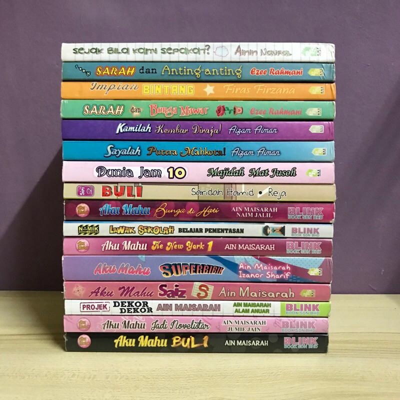 BUKU CERITA KANAK KANAK KONDISI (5/10-7/10) NOVEL REMAJA AIN MAISARAH ...
