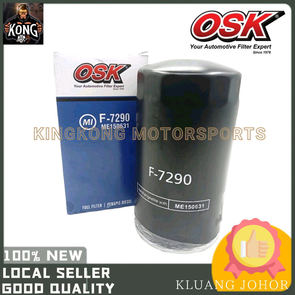 OSK F-7290 FUEL FILTER MITSUBISHI FUSO 6D40T.8DC9.6D24T (ME150631 ...