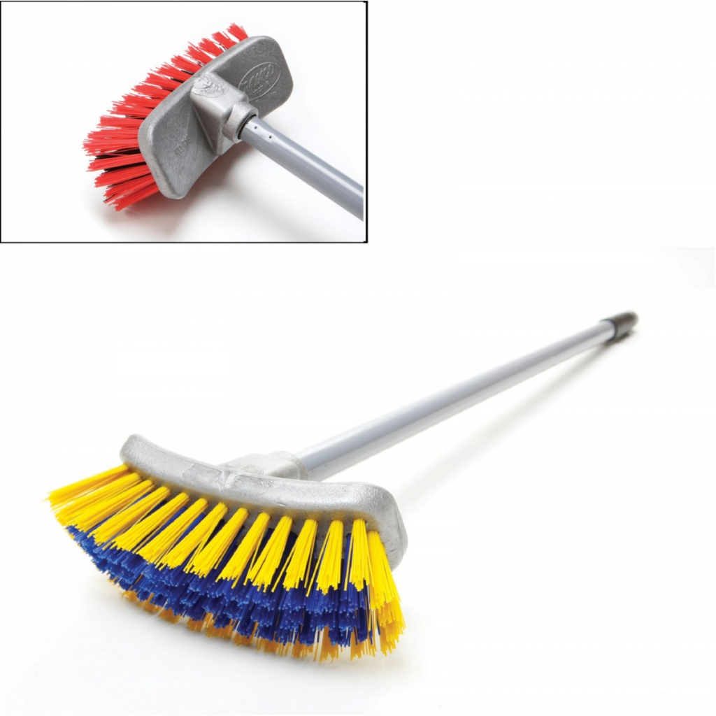 RAYACO 718 Hard Nylon Broom Mosaic Drain Brush Head Only/ Penyapu Keras ...