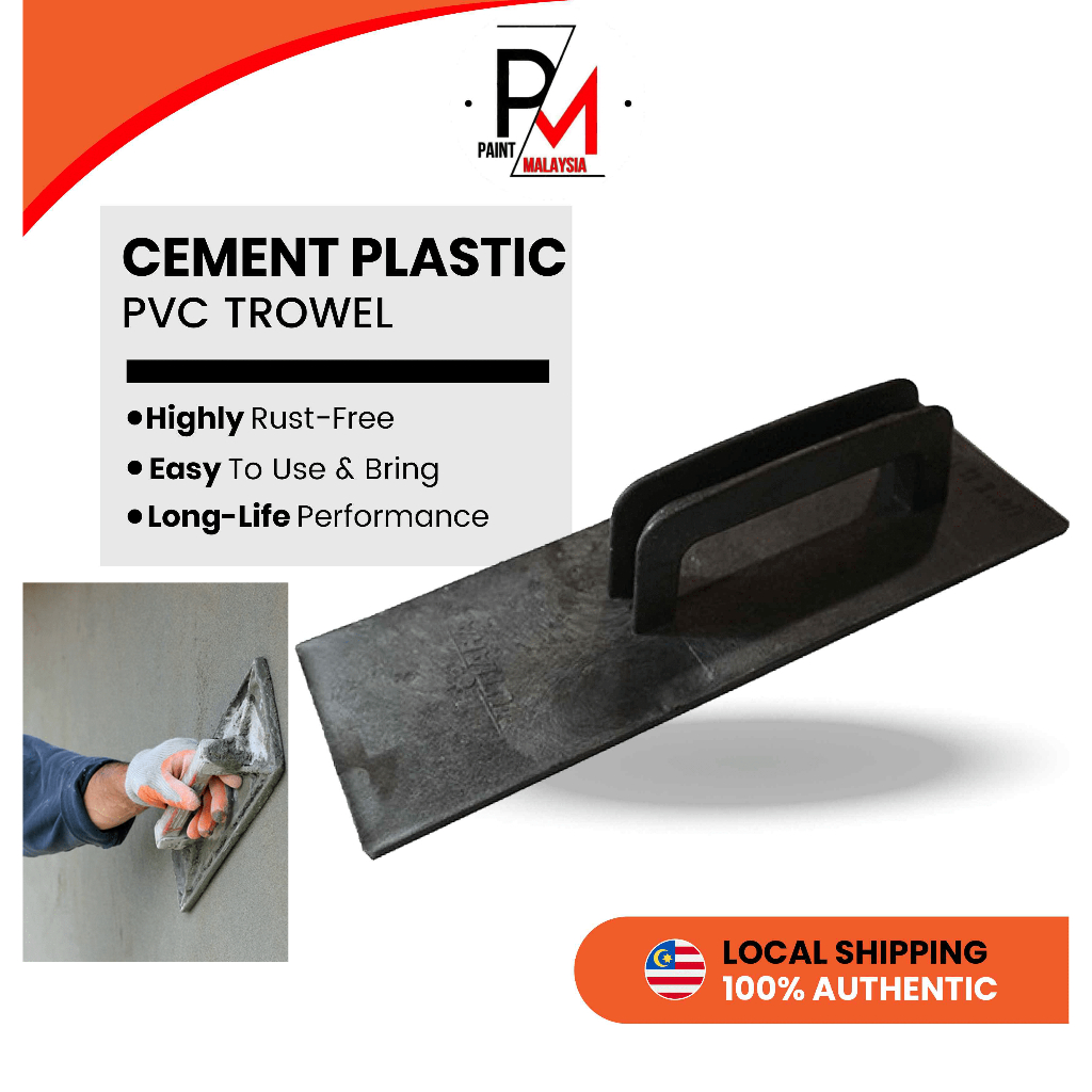 Cement Plastic PVC Trowel Rectangular Finishing Trowel Cement Spoon ...