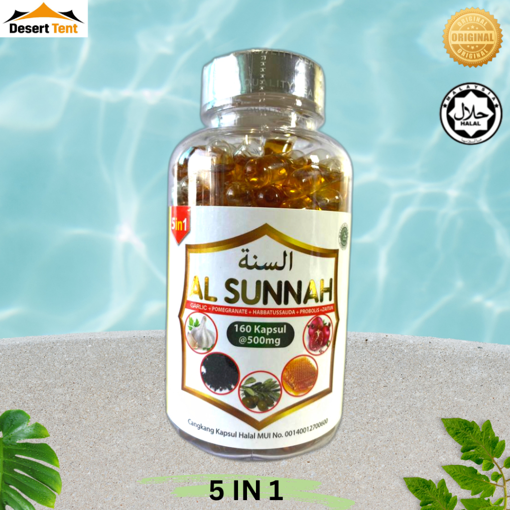 Al Madinah Sunnah Capsules 160 Capsule @500mg ( Habbatussauda - Zaitun ...