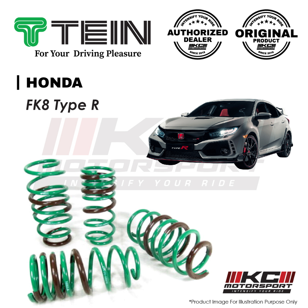 Honda Civic FK8 Type R 2017+ - TEIN S Tech Sport Spring | Shopee Malaysia