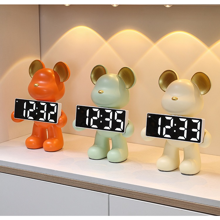 Bearbrick Clock Digital Clock Decoration Birthday Gift Special Day ...
