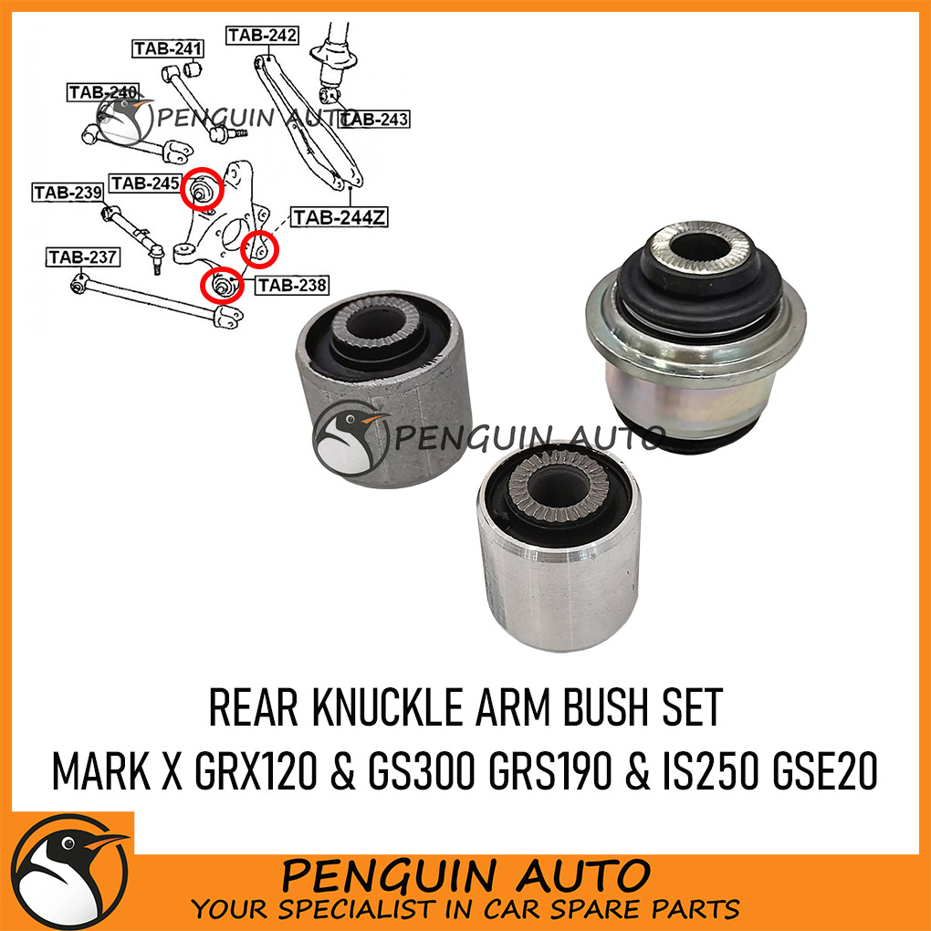 TOYOTA MARK X GRX120 LEXUS GS300 GRS190 IS250 GSE20 REAR KNUCKLE ARM ...