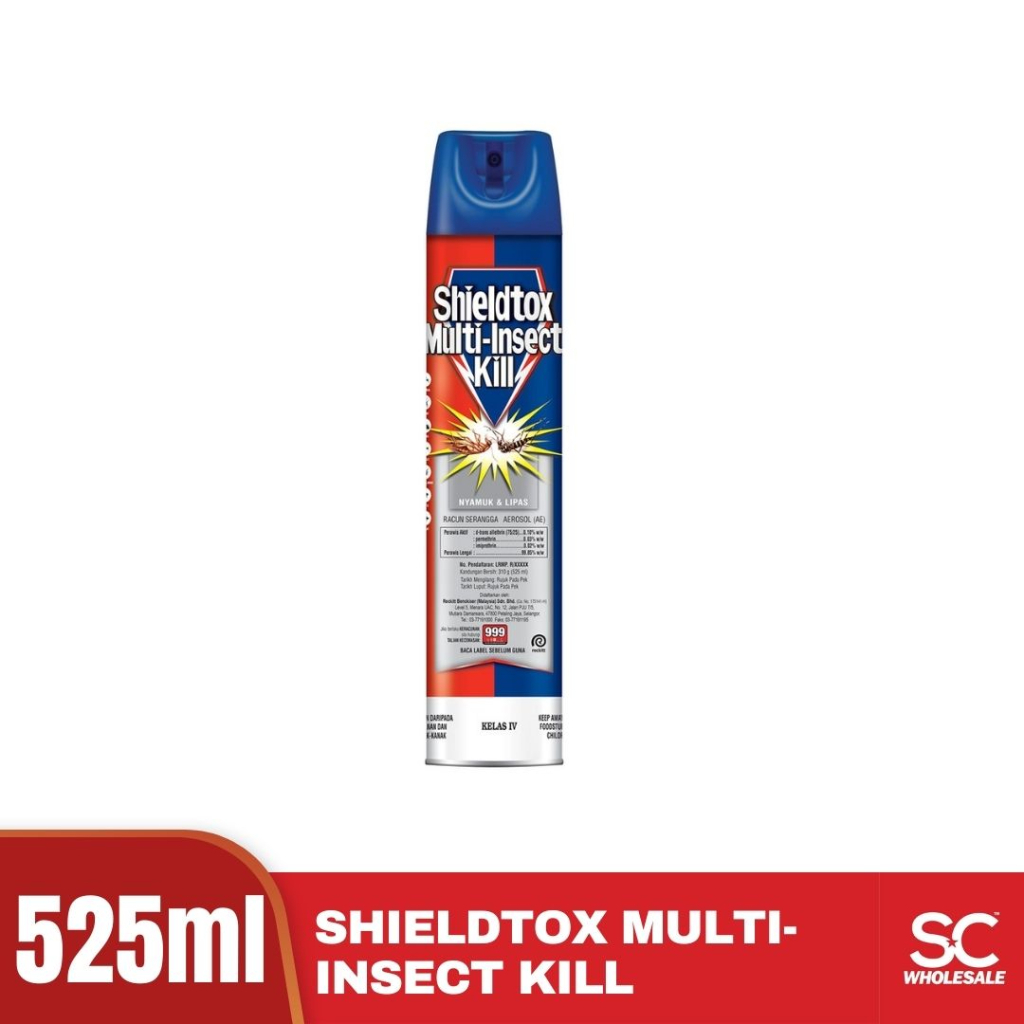 Shieldtox Multi-Insect Killer Spray Aerosol 525ml | Shopee Malaysia