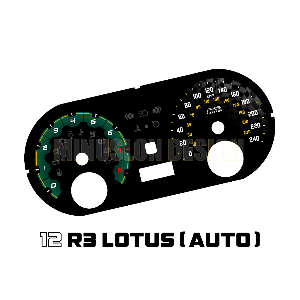 PAPAN METER CUSTOM GEN2, PERSONA 2007-2009 (1.6) | Shopee Malaysia