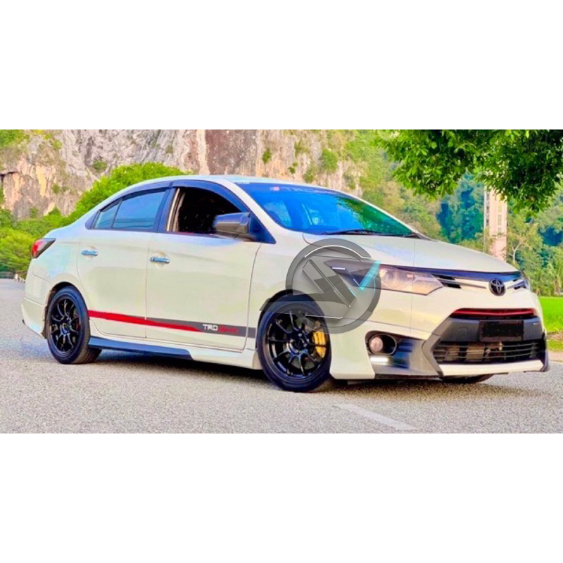 (Ready Stock ) S1008# Toyota Vios TRD Sportivo (Long Design ) Side Body ...