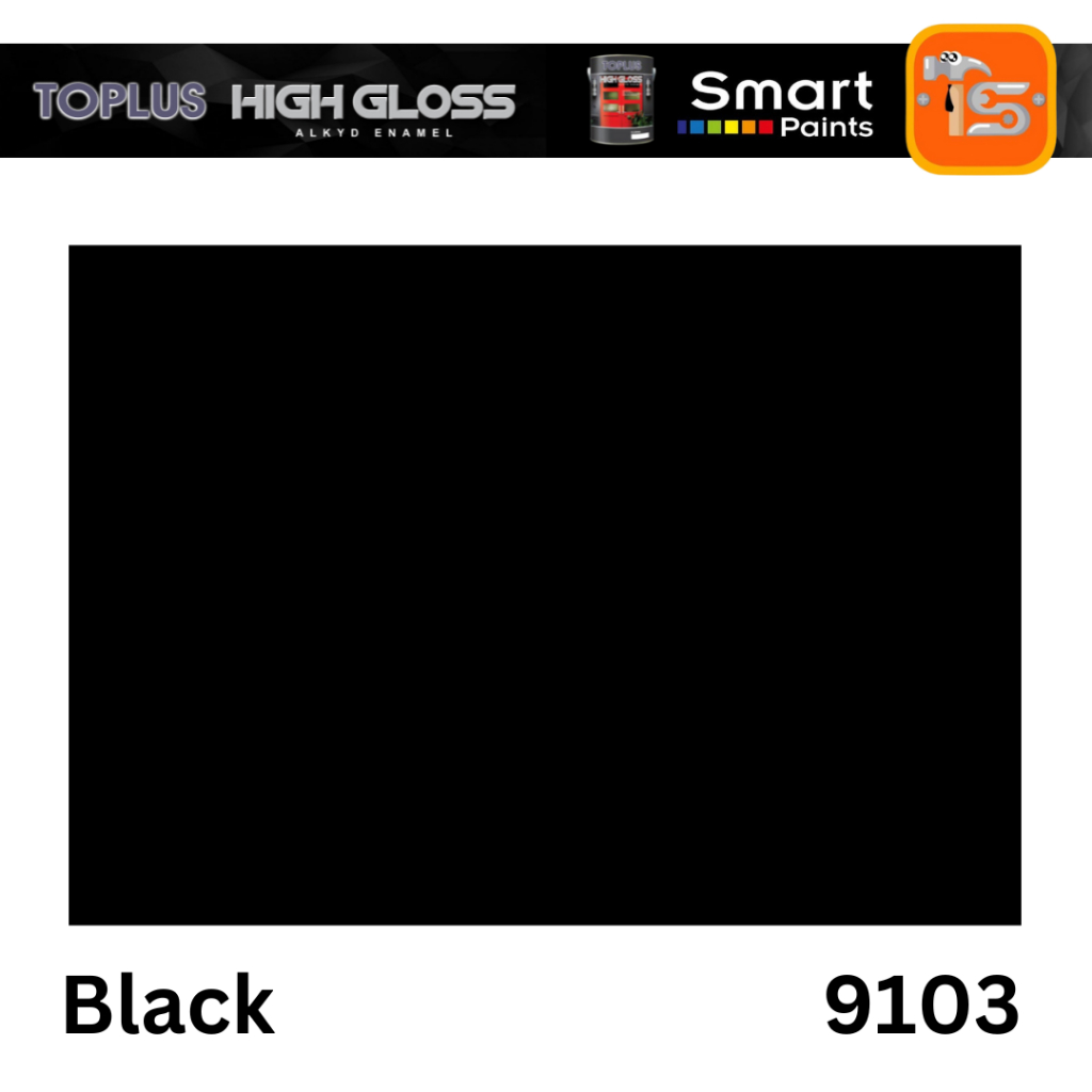 TOPLUS HIGH GLOSS (FOR METAL & WOOD) / CAT MINYAK (UNTUK BESI & KAYU ...