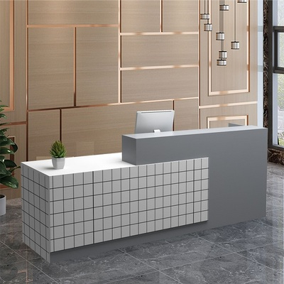 Modern Simple Checkered Bar Counter Receiption Counter Cashier Counter ...