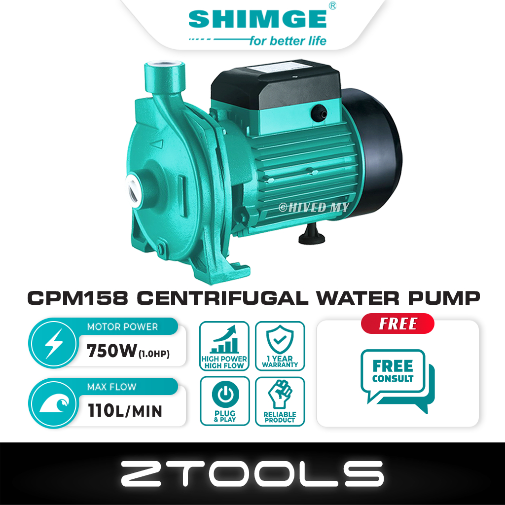 SHIMGE CPM Automatic Centrifugal Water Pump 1HP Pam Air Kebun Pam Air ...