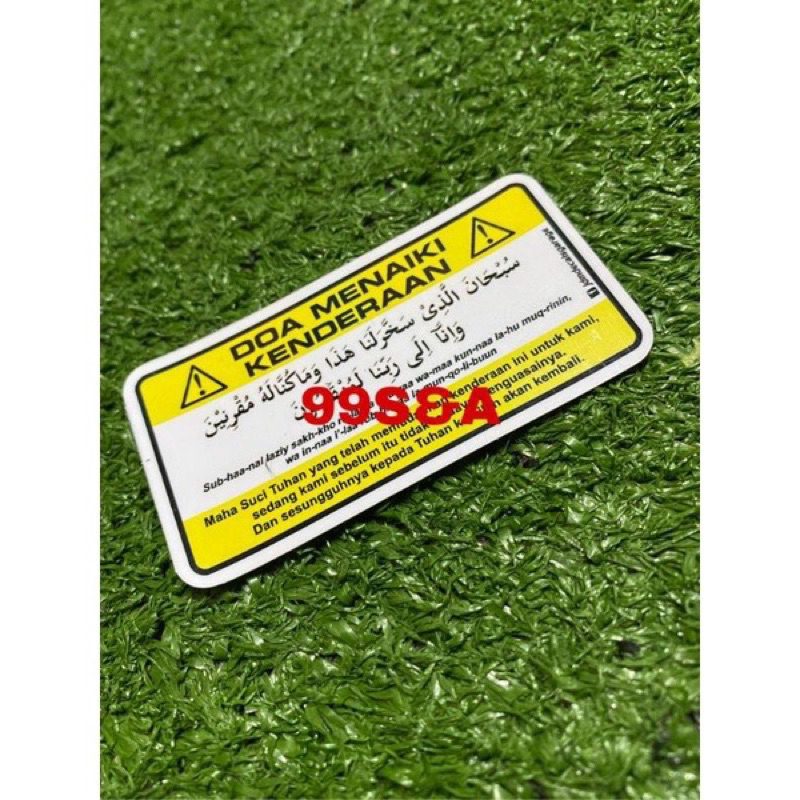 DOA NAIK KENDERAAN STICKER | Shopee Malaysia