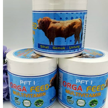 PFT 1 ORGA FEED - Multivitamin Pengemok Lembu,Kambing, Rusa,Ternakan ...