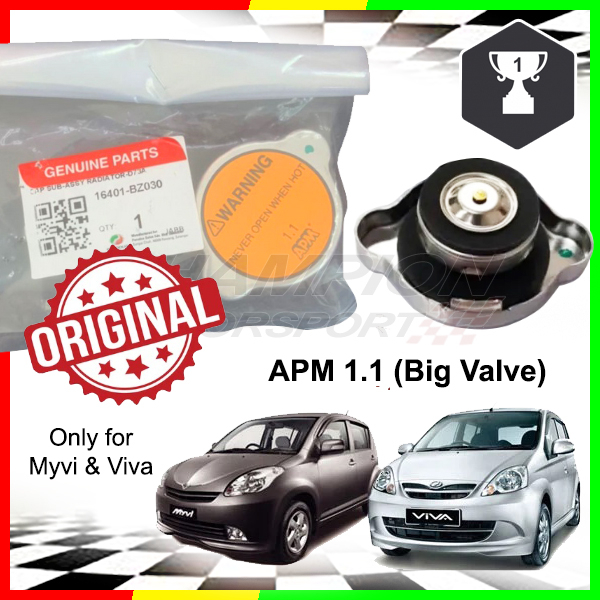 Radiator Cap Perodua Viva Myvi Original 16401-BZ030 APM 1.1 | Shopee ...