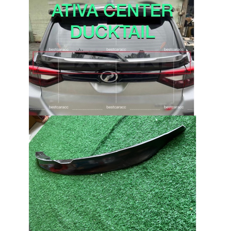 ATIVA REAR CENTER SPOILER DUCKTAIL WITH OUT PAINT Fiber | Shopee Malaysia