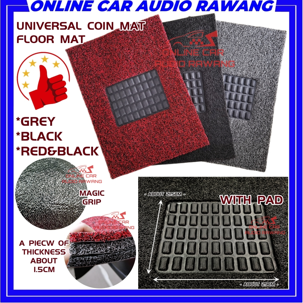 Universal Car Coil Mat Floor Mat Carpet Anti Nail Backing Car Mat ...