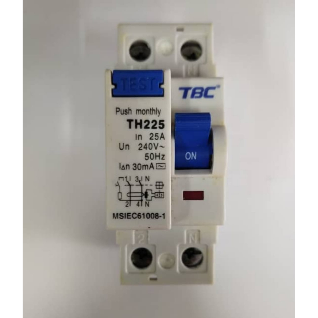TBC-TH-225 25A / 2POLE / 30MA RCD | Shopee Malaysia