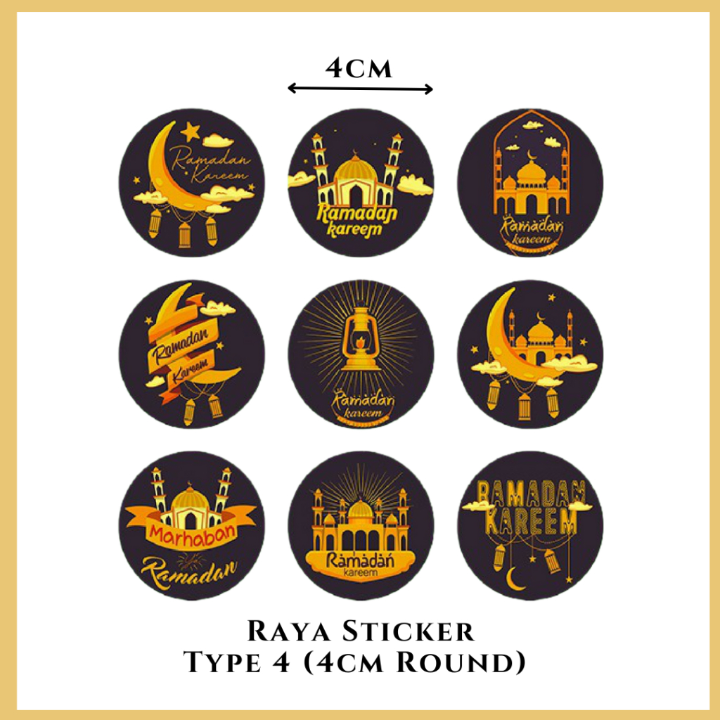 (2023 NEW ARRIVAL) Raya Decorative Stickers/ Raya Stickers/ Hari Raya ...