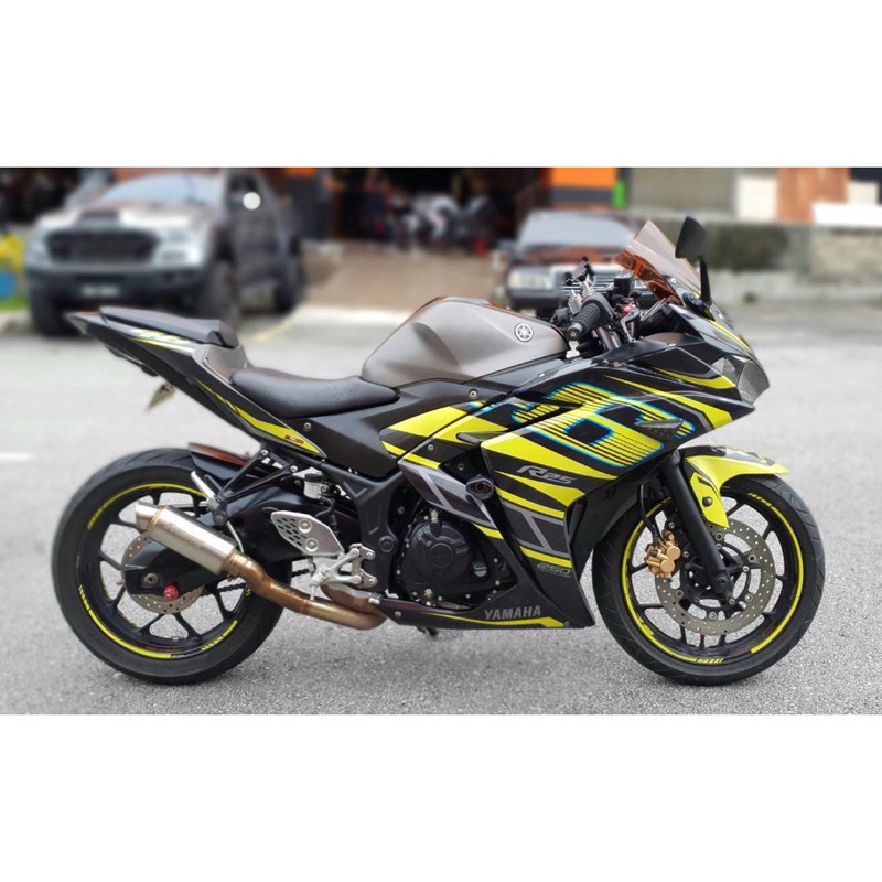 46 Project Full Cover Set Yamaha R25 V1 R25V1 Body + Inner Nemo Shark ...
