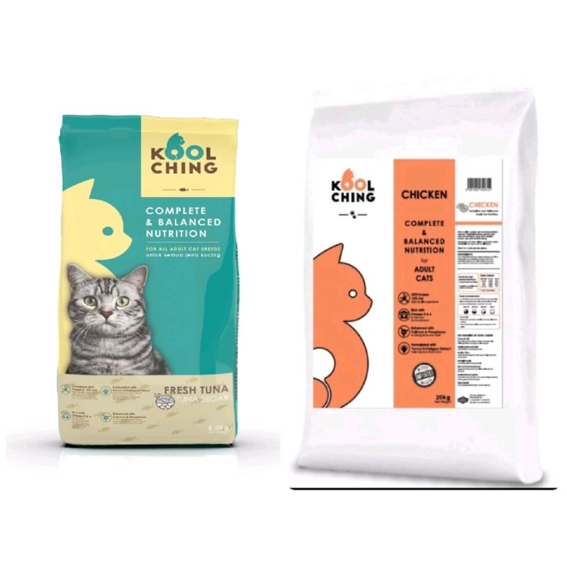 Kool ching Cat Food 1kg Makanan Kucing 1kg Repack | Shopee Malaysia