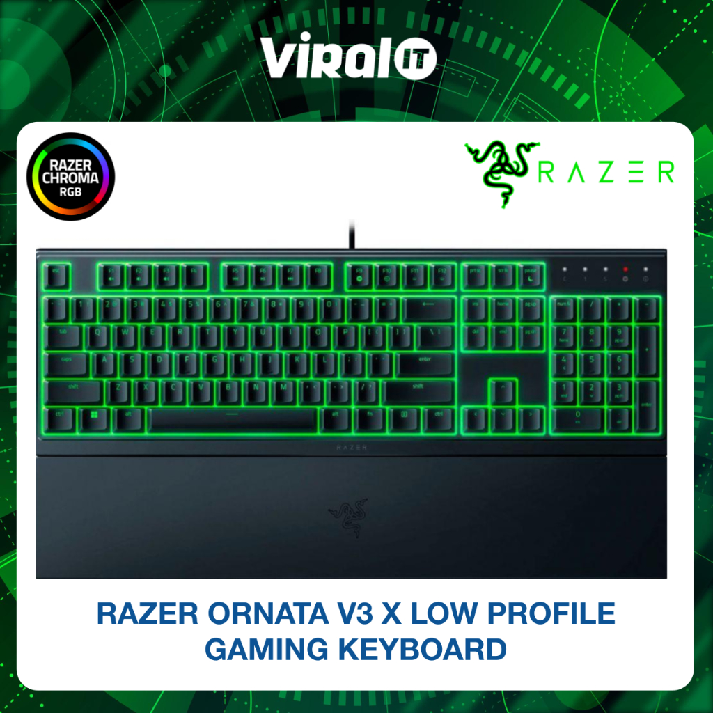 RAZER ORNATA V3 X LOW PROFILE GAMING KEYBOARD | Shopee Malaysia