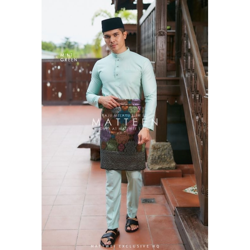 MATTEEN SLIMFIT | MINT GREEN | Shopee Malaysia