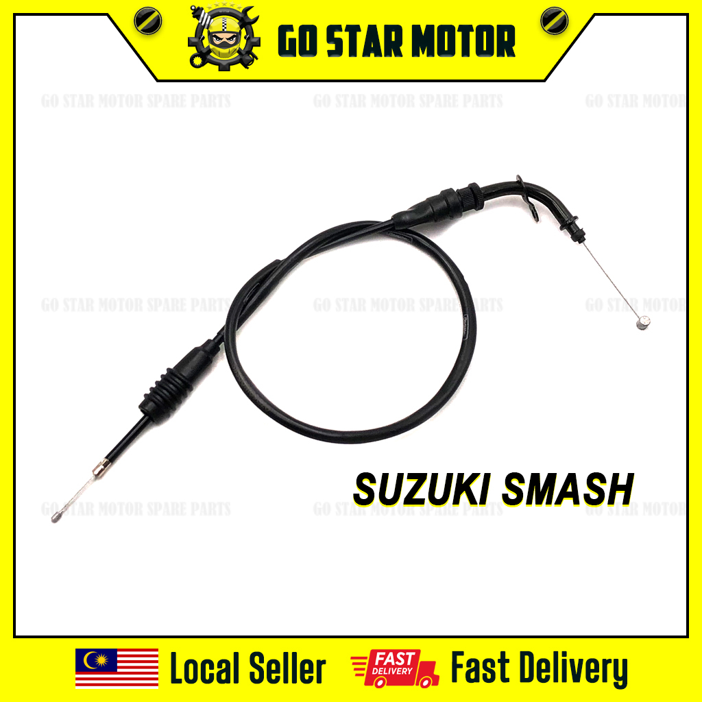 SUZUKI SMASH SMASH110 Throttle Cable Petrol Minyak Kabel Tali | Shopee ...