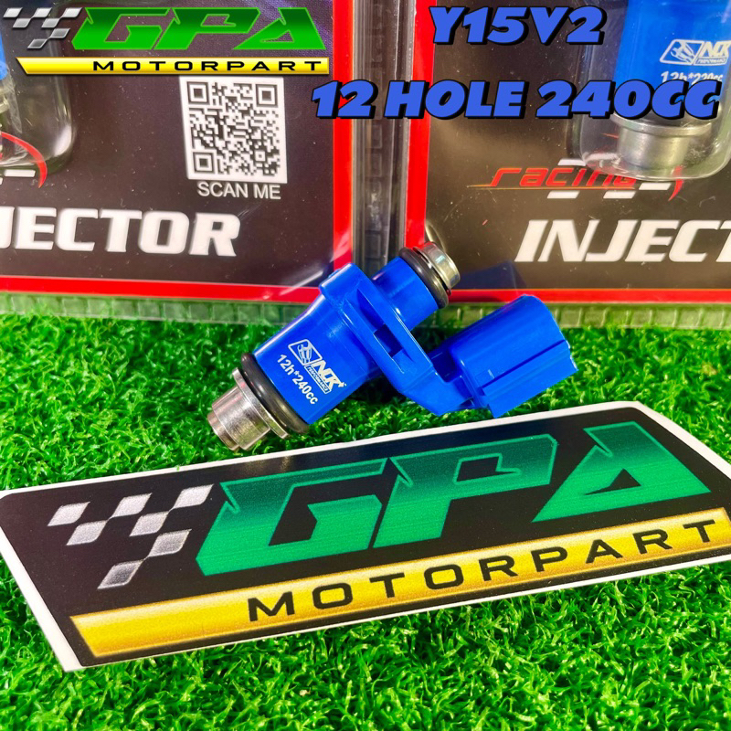 NLK PERFORMANCE RACING FUEL INJECTOR Y15V2 10HOLE 160CC 180CC 12HOLE ...