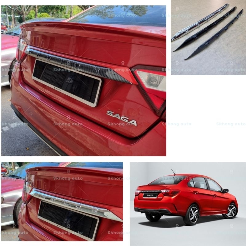 proton saga mc2 2021-2023 rear tail gate trim garnish accessories ...