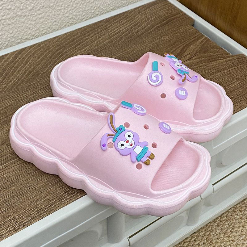 BCT-Women Cros Cute Candy Thick Cloud Design Summer Slipper/Selipar ...
