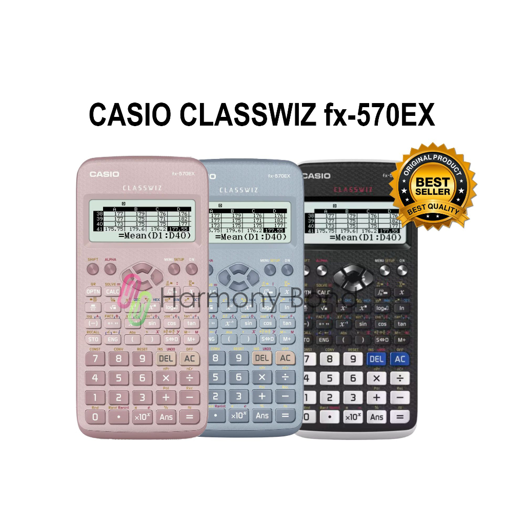 Casio Scientific Calculator fx 570ex / fx-570ex / kalkulator saintifik ...