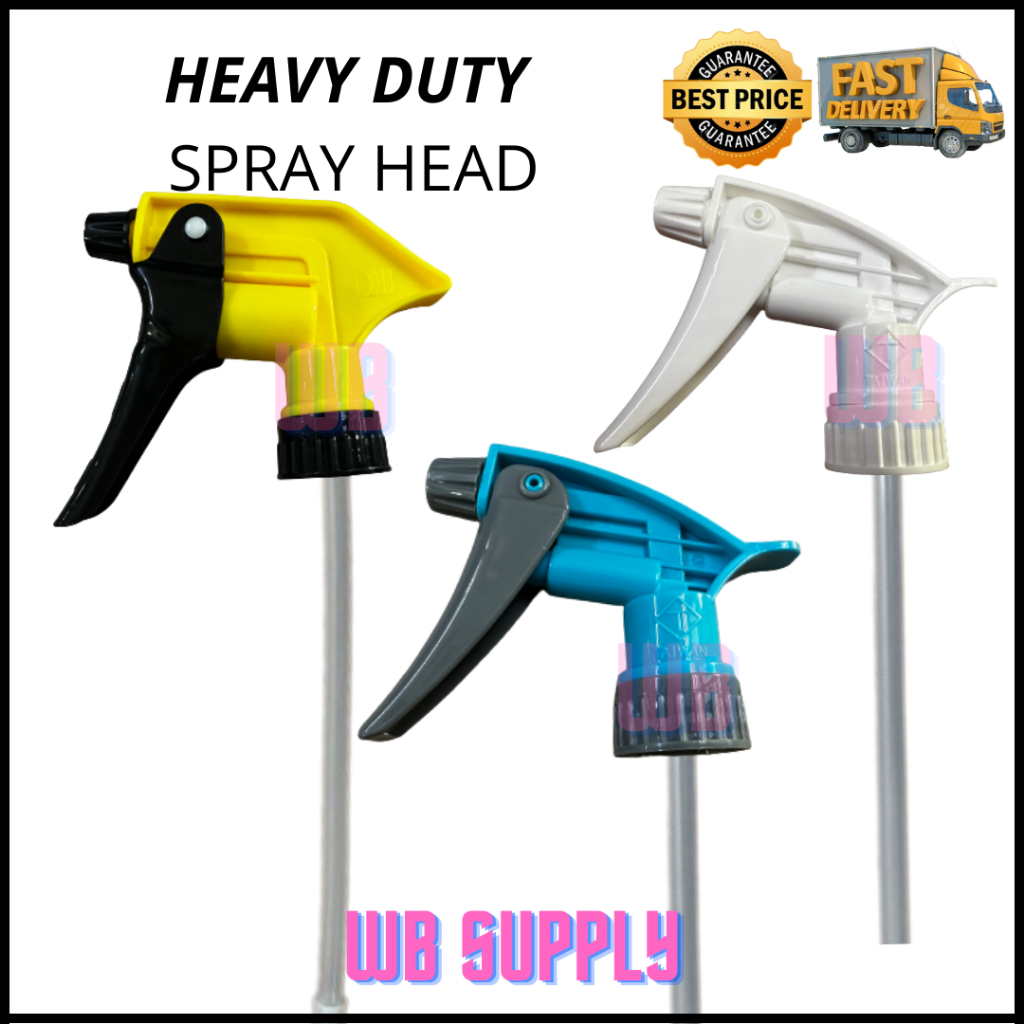 HEAVY DUTY Trigger Spray Head Bottle Sprayer 28mm Tube Tinted Solution ...