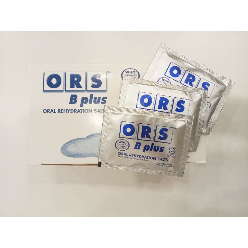 ORS Plus 50's Sachets / ORS B Plus 50's Sachets [1 BOX] - Oral ...