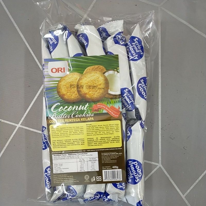 Ori Coconut Butter Cookies -420g | Shopee Malaysia