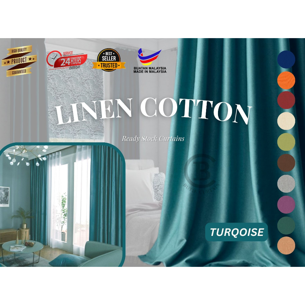 8.8 Live| Langsir Murah Langsir Hotel Siap Jahit Ready Stock Langsir ...