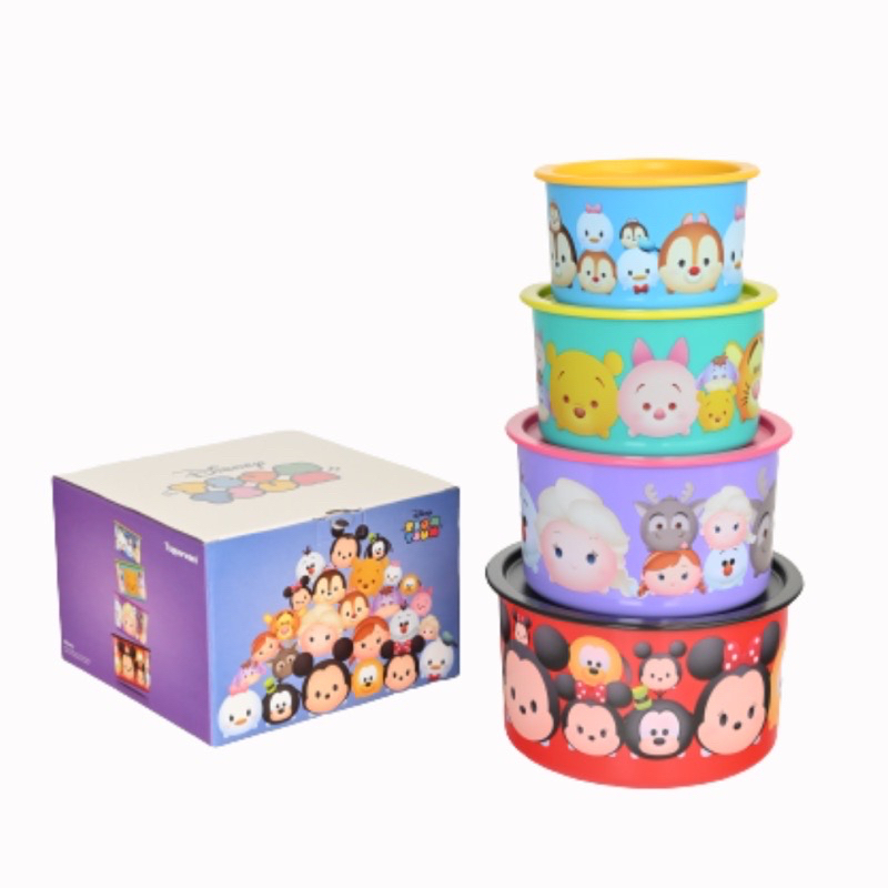 Tupperware Disney Tsum Tsum Canister (4) | Shopee Malaysia