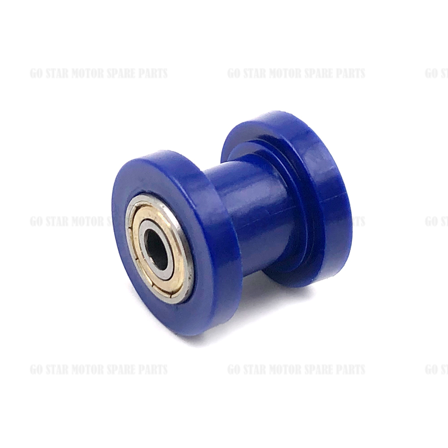 10MM 8MM Universal Motorcycle Chain Roller Pulley Wheel Guide Tensioner ...