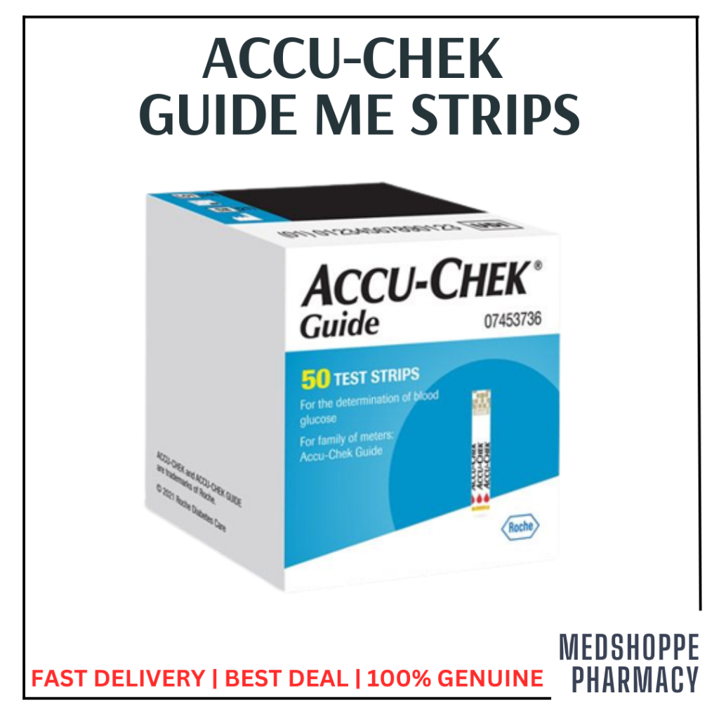 ACCU-CHEK Guide Me Blood Glucose Strips 50's | Shopee Malaysia