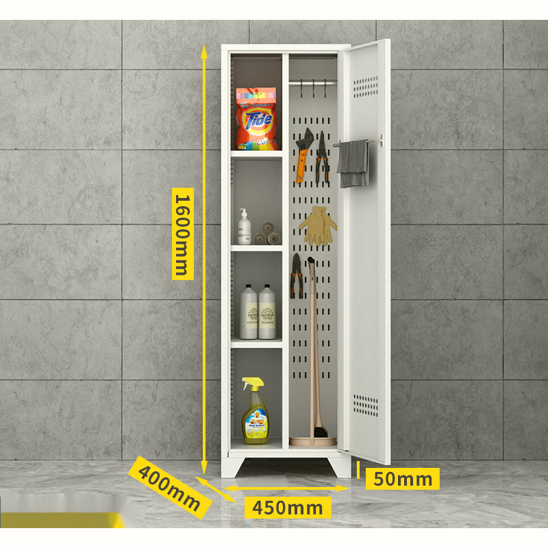 All-steel cleaning cabinet hole cabinet partition storage cabinet ...