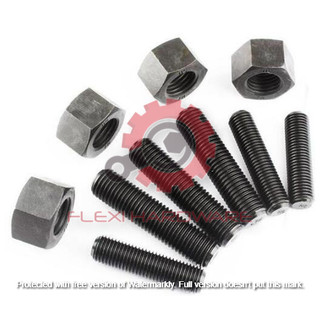 Grade 8.8 - M6 - M16 HIGH TENSILE STUD BOLT THREADED ROD / THREADED BAR ...