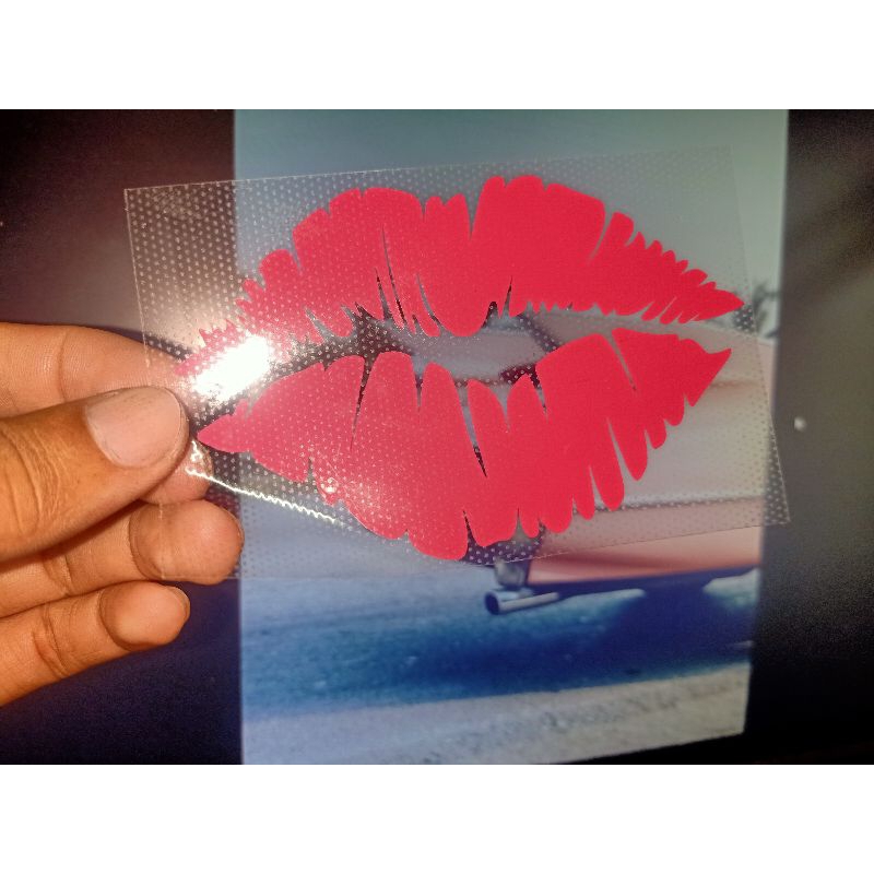 kiss muah sexy lips cutting sticker high quality | Shopee Malaysia